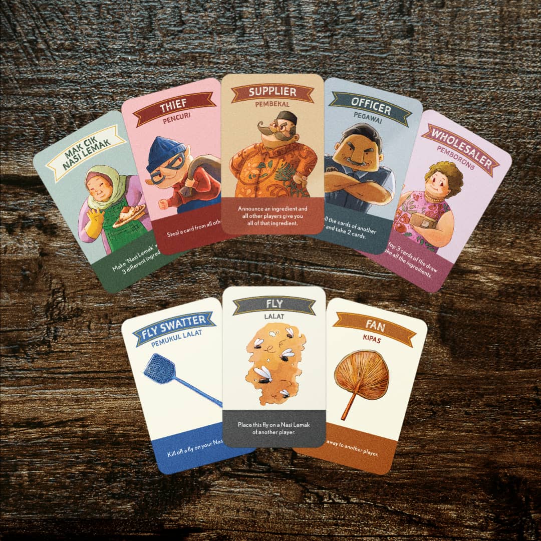 Nasi Lemak The Game + Rendang Expansion - KuPlay Board Game Online Store