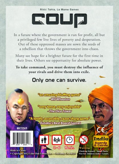 Coup - KuPlay Board Game Online Store